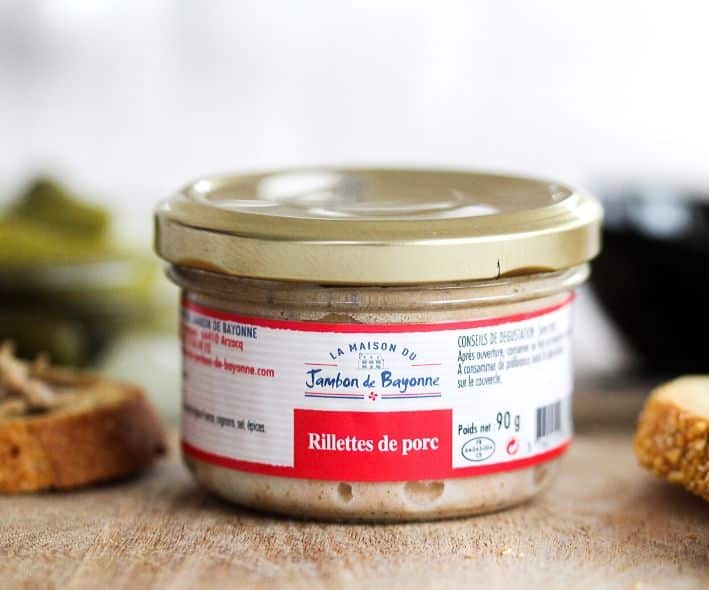Rillettes de porc (90g) - La Maison du Jambon de Bayonne